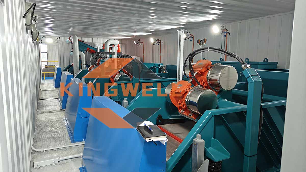 Modular Drilling Mud Solids Control System Shipped to Russia - KINGWELL